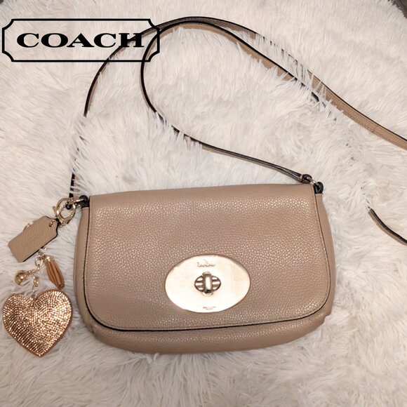 Coach | Bags | Coach Liv Crossbody Bag Light Beige | Poshmark